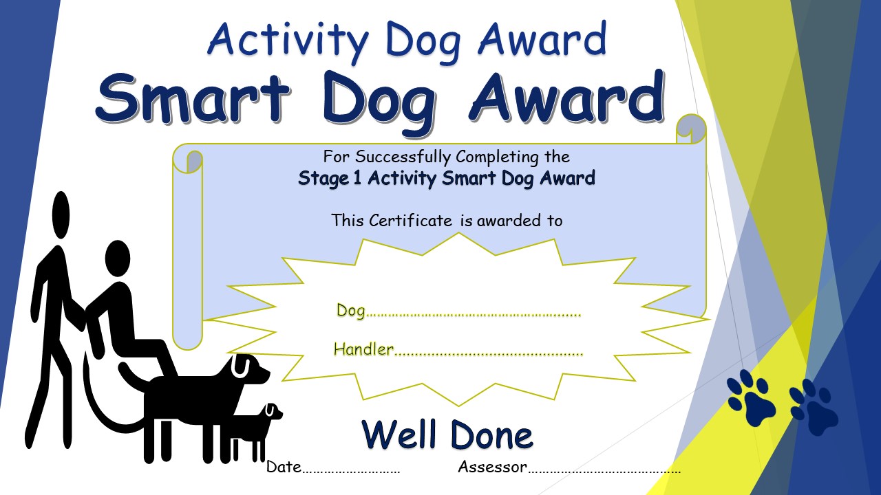 Activity Dog Award – Action Rally Dogs For Fun