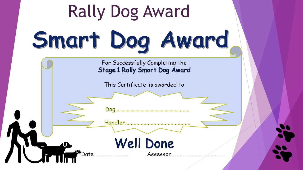 Rally Dog Award – Action Rally Dogs For Fun
